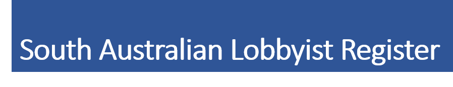 Lobbyist Portal